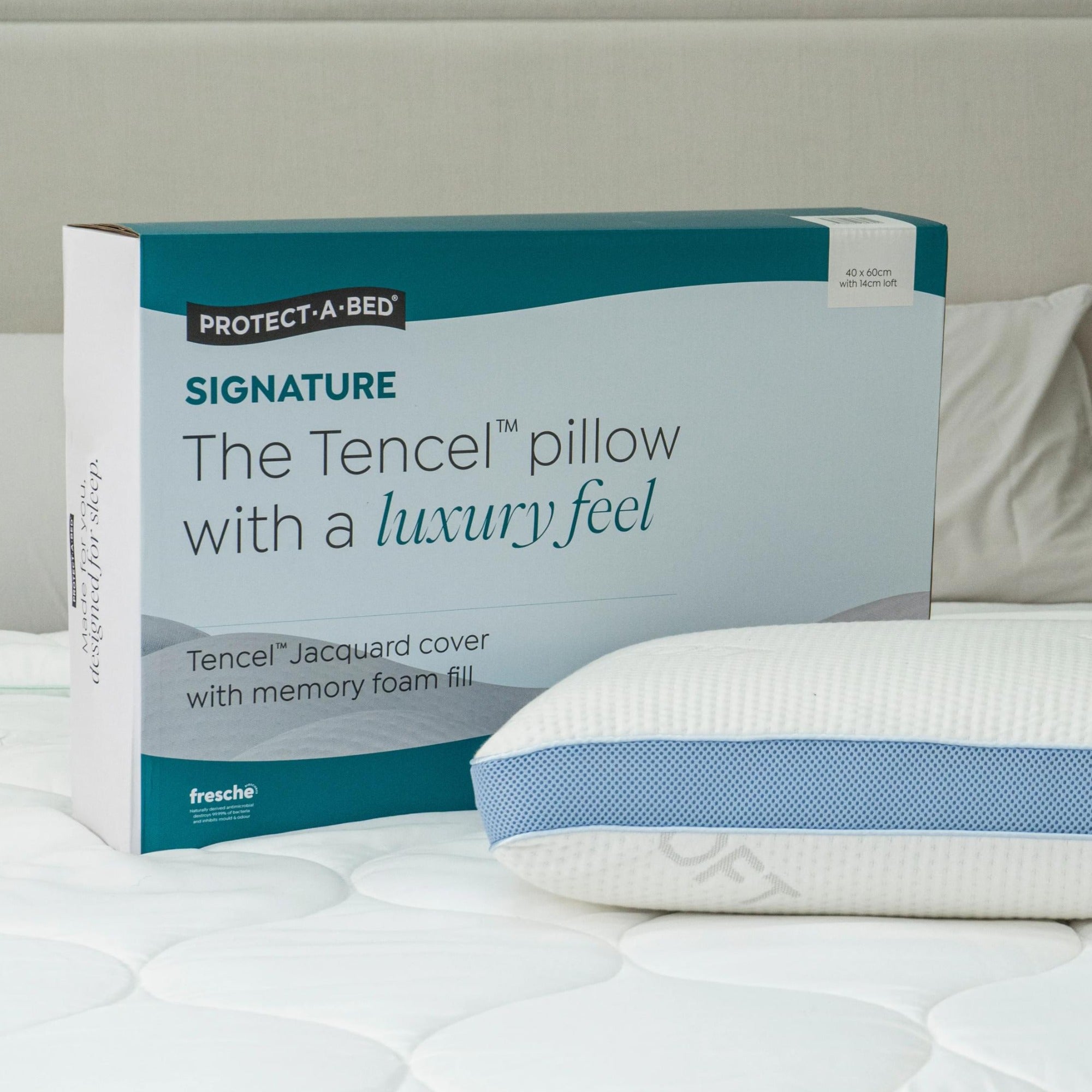 Signature Tencel™ Jacquard Memory Foam Pillows
