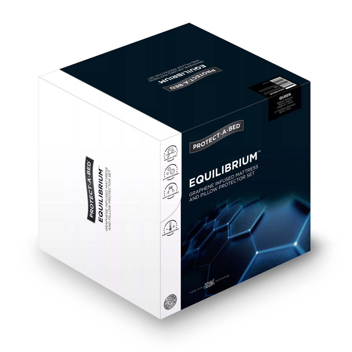 Equilibrium™ Graphene Infused Fitted Waterproof Mattress and Pillow Pr