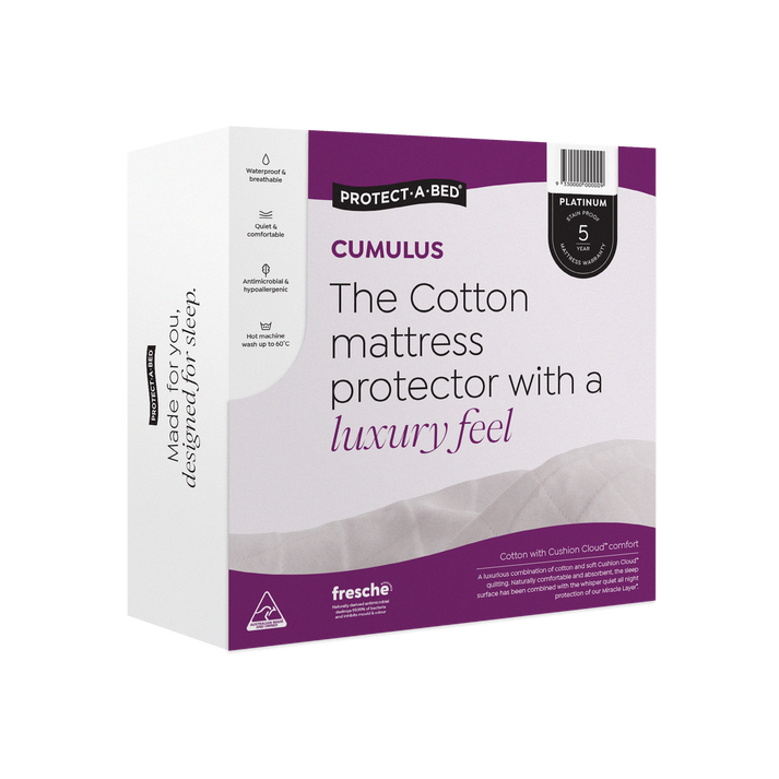 Cumulus™ Cotton Jacquard Fitted Waterproof Mattress Protector