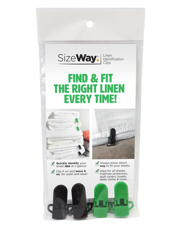 Sizeway Linen Organisation Clips